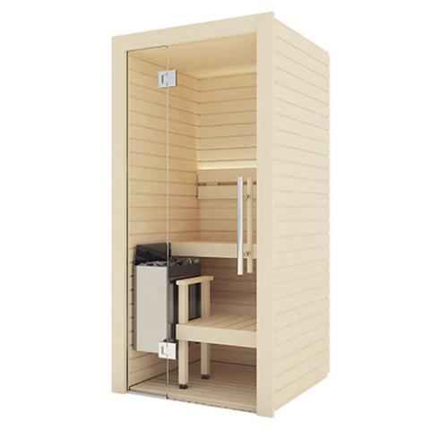 Auroom Cala - Glass Mini - 1 Person - Indoor Saunas Auroom — Sauna Realm